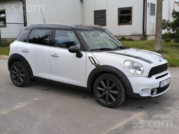 Balts MINI Countryman 2011 Ludza, ar dzinēja tilpumu 1.60 L un nobraukumu 220 tūkst. km par 6400 €, foto 5 vietnē AUTOMOTO.COM.LV