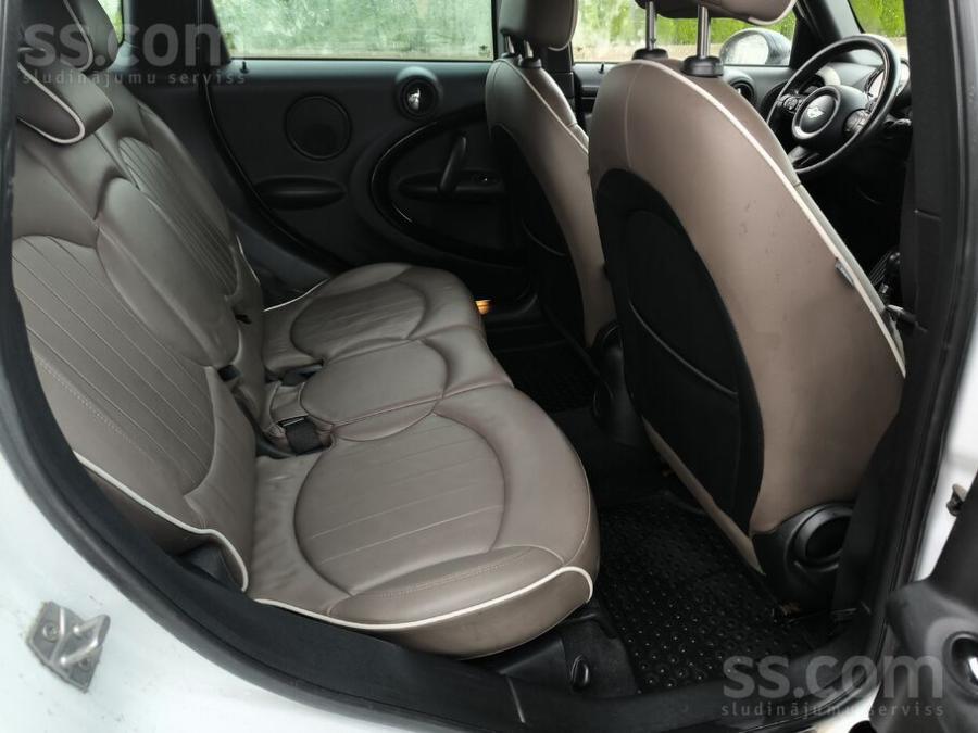 White MINI Countryman 2011 in Ludza, with an engine capacity of 1.60 L and mileage of 220 thousand km for 6400 €, photo 18 on AUTOMOTO.COM.LV