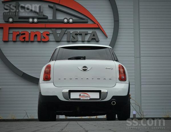 White MINI Countryman 2013 in Telschi, with an engine capacity of 1.60 L and mileage of 247 thousand km for 5199 €, photo 7 on AUTOMOTO.COM.LV