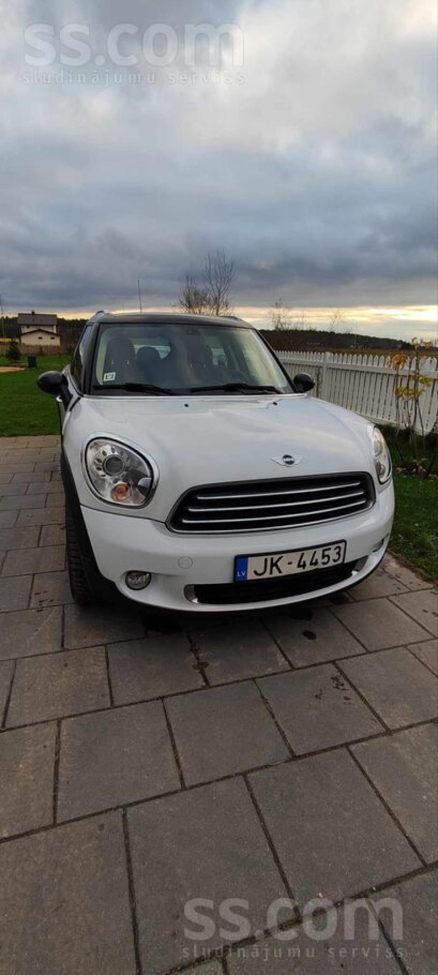 Balts MINI Countryman 2013 Rīga, ar dzinēja tilpumu 1.60 L un nobraukumu 142 tūkst. km par 7850 €, foto 3 vietnē AUTOMOTO.COM.LV