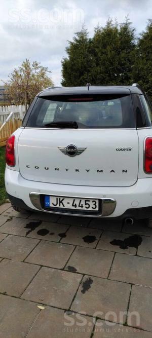 Balts MINI Countryman 2013 Rīga, ar dzinēja tilpumu 1.60 L un nobraukumu 142 tūkst. km par 7850 €, foto 10 vietnē AUTOMOTO.COM.LV