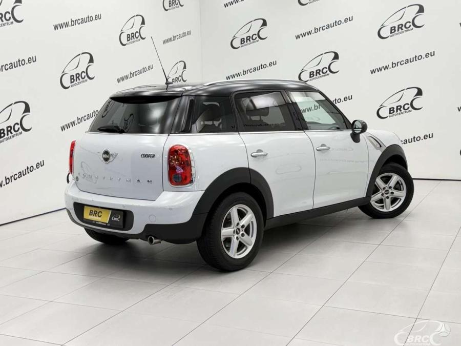 White MINI Countryman 2014 in Vilnius, with an engine capacity of 2.00 L and mileage of 192 thousand km for 5990 €, photo 4 on AUTOMOTO.COM.LV