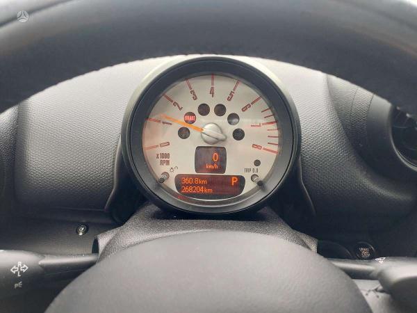 White MINI Countryman 2014 in Siauliai, with an engine capacity of 1.60 L and mileage of 268 thousand km for 6500 €, photo 11 on AUTOMOTO.COM.LV
