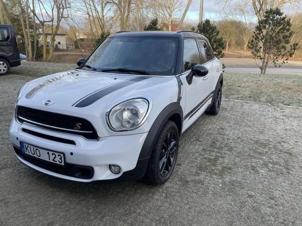 Balts MINI Countryman 2016 Kauņa, ar dzinēja tilpumu 1.60 L un nobraukumu 147 tūkst. km par 9990 €, foto 1 vietnē AUTOMOTO.COM.LV