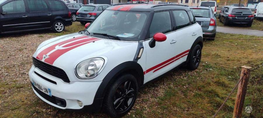 Balts MINI Countryman 2011 Viļņa, ar dzinēja tilpumu 2.00 L un nobraukumu 240 tūkst. km par 5750 €, foto 2 vietnē AUTOMOTO.COM.LV