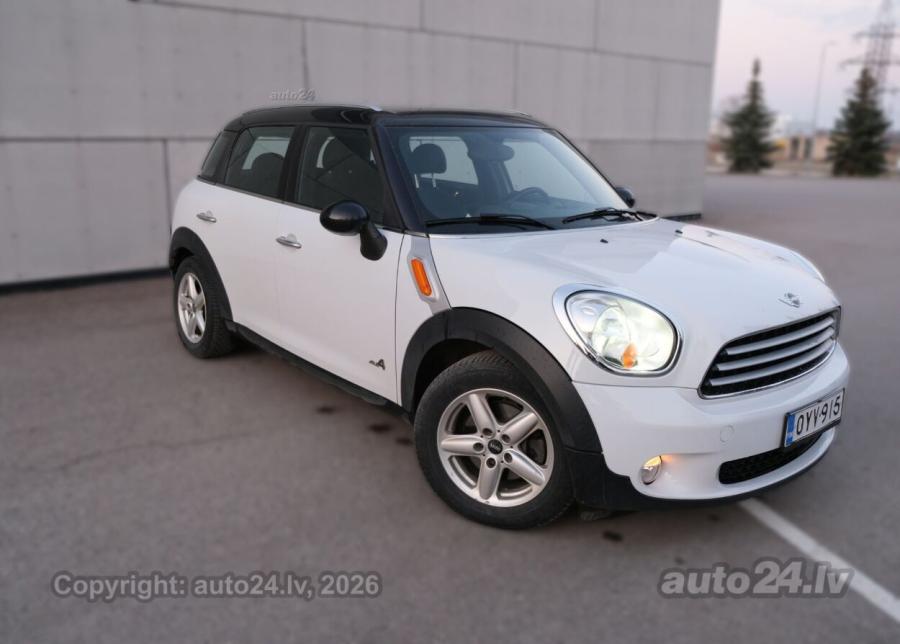 Balts MINI Countryman 2011 Tallina, ar dzinēja tilpumu 2.00 L un nobraukumu 223 tūkst. km par 7799 €, foto 1 vietnē AUTOMOTO.COM.LV
