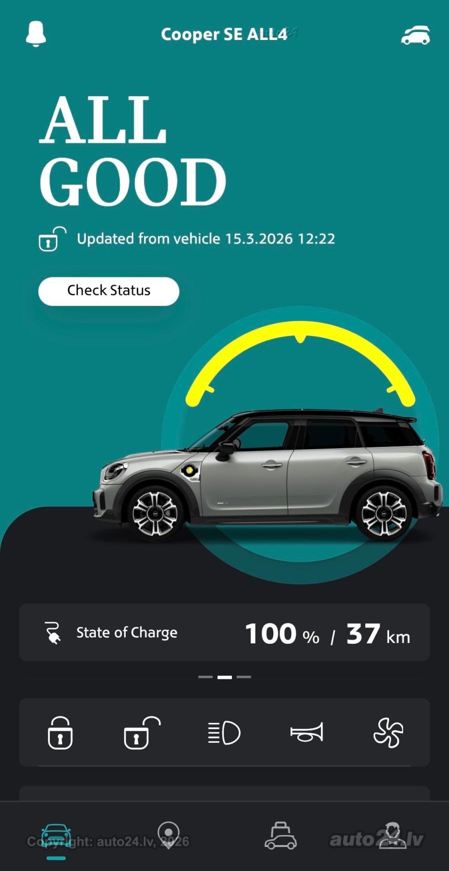 White MINI Countryman 2021 in Tallinn, with an engine capacity of 1.50 L and mileage of 48 thousand km for 28400 €, photo 14 on AUTOMOTO.COM.LV