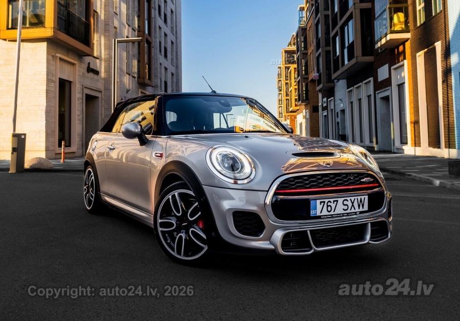 Grey MINI John Cooper Works 2017 in Tallinn, with an engine capacity of 2.00 L and mileage of 59 thousand km for 19500 €, photo 1 on AUTOMOTO.COM.LV