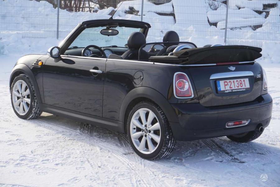 Melns MINI One 2011 Klaipėda, ar dzinēja tilpumu 1.60 L un nobraukumu 181 tūkst. km par 4600 €, foto 5 vietnē AUTOMOTO.COM.LV