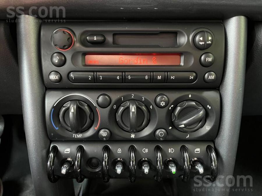 Melns MINI One 2005 Rīga, ar dzinēja tilpumu 1.60 L un nobraukumu 0 tūkst. km par 1999 €, foto 17 vietnē AUTOMOTO.COM.LV