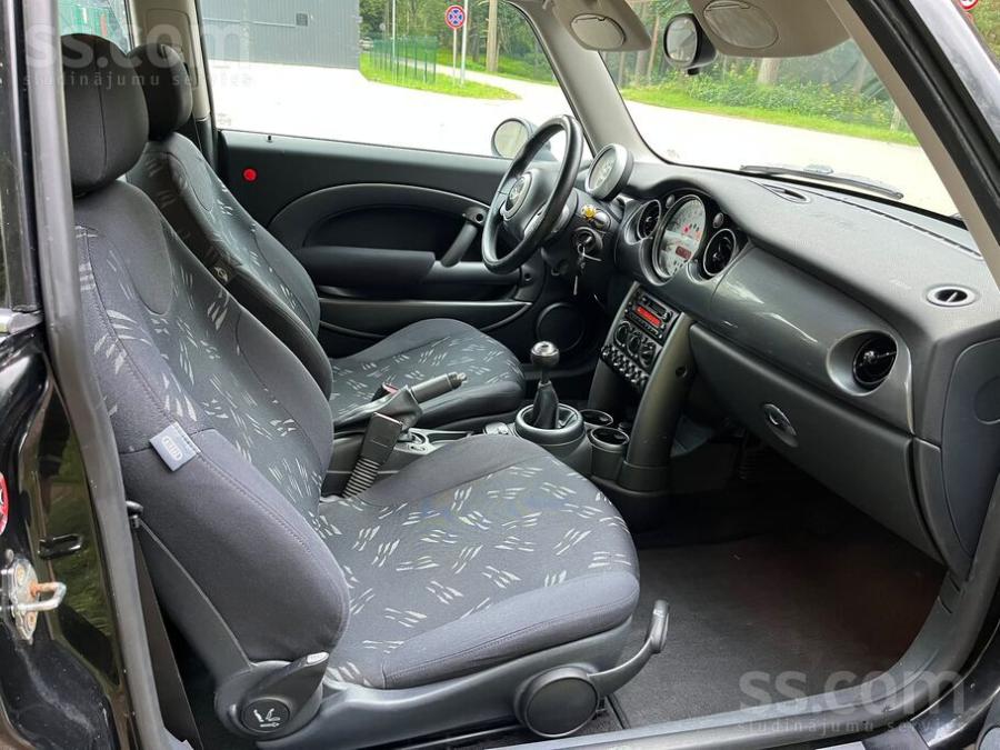 Melns MINI One 2005 Rīga, ar dzinēja tilpumu 1.60 L un nobraukumu 0 tūkst. km par 1999 €, foto 20 vietnē AUTOMOTO.COM.LV