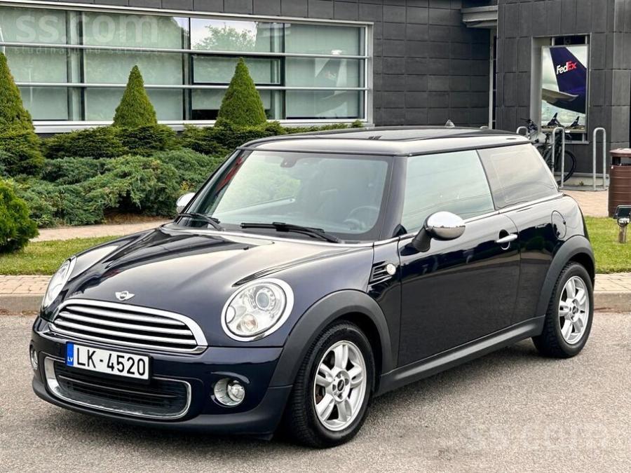 Black MINI One 2013 in Riga, with an engine capacity of 1.60 L and mileage of 252 thousand km for 3790 €, photo 1 on AUTOMOTO.COM.LV