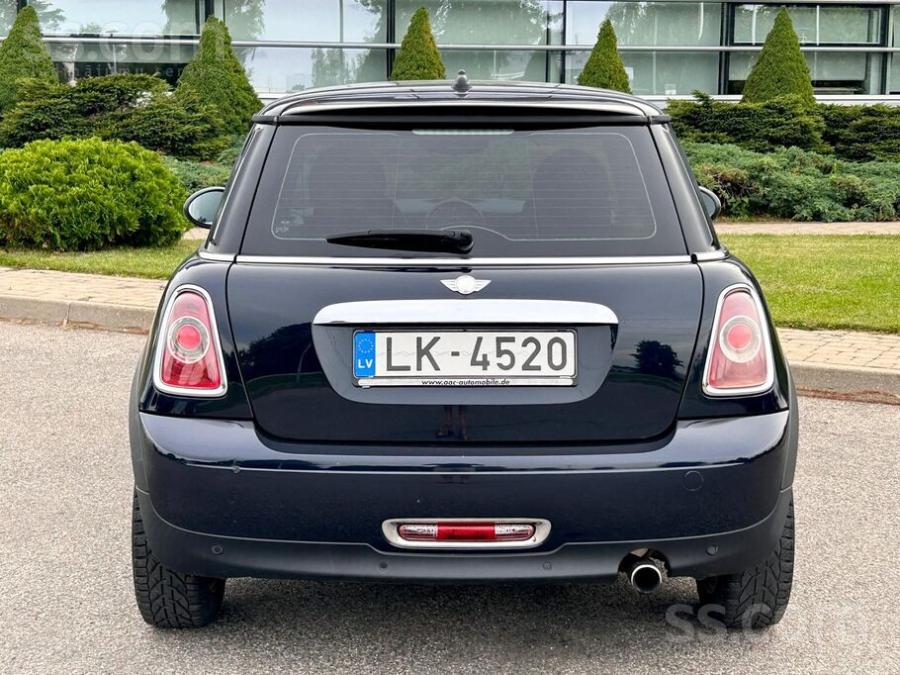 Black MINI One 2013 in Riga, with an engine capacity of 1.60 L and mileage of 252 thousand km for 3790 €, photo 23 on AUTOMOTO.COM.LV