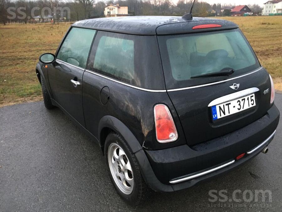 Melns MINI One 2005 Rīga, ar dzinēja tilpumu 1.60 L un nobraukumu 182 tūkst. km par 1650 €, foto 4 vietnē AUTOMOTO.COM.LV