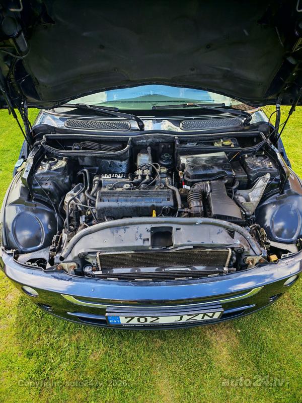 Black MINI One 2005 in Tallinn, with an engine capacity of 1.60 L and mileage of 218 thousand km for 1290 €, photo 10 on AUTOMOTO.COM.LV