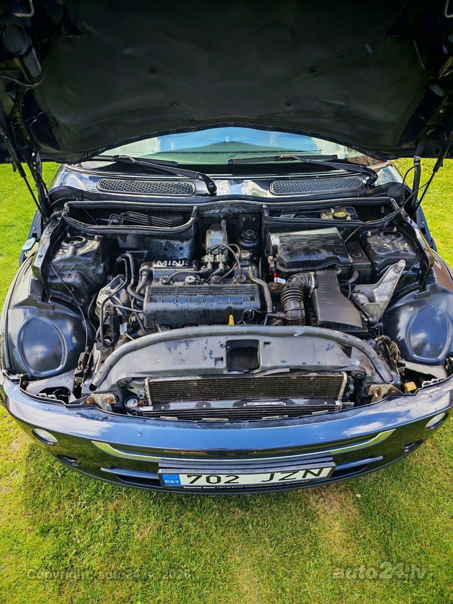 Black MINI One 2005 in Tallinn, with an engine capacity of 1.60 L and mileage of 218 thousand km for 1290 €, photo 11 on AUTOMOTO.COM.LV