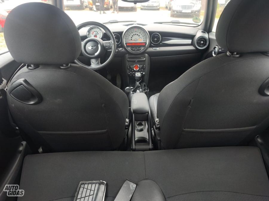 Melns MINI One 2011 Utena, ar dzinēja tilpumu 1.60 L un nobraukumu 92 tūkst. km par 3100 €, foto 19 vietnē AUTOMOTO.COM.LV