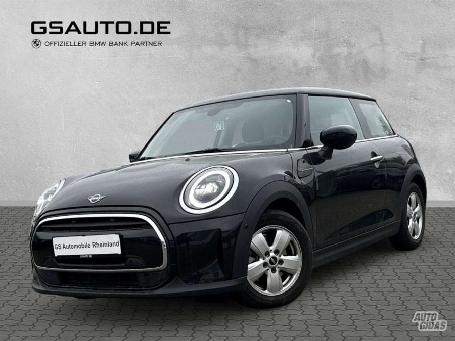 Black MINI One 2022 in Kaunas, with an engine capacity of 1.50 L and mileage of 12 thousand km for 23945 €, photo 1 on AUTOMOTO.COM.LV