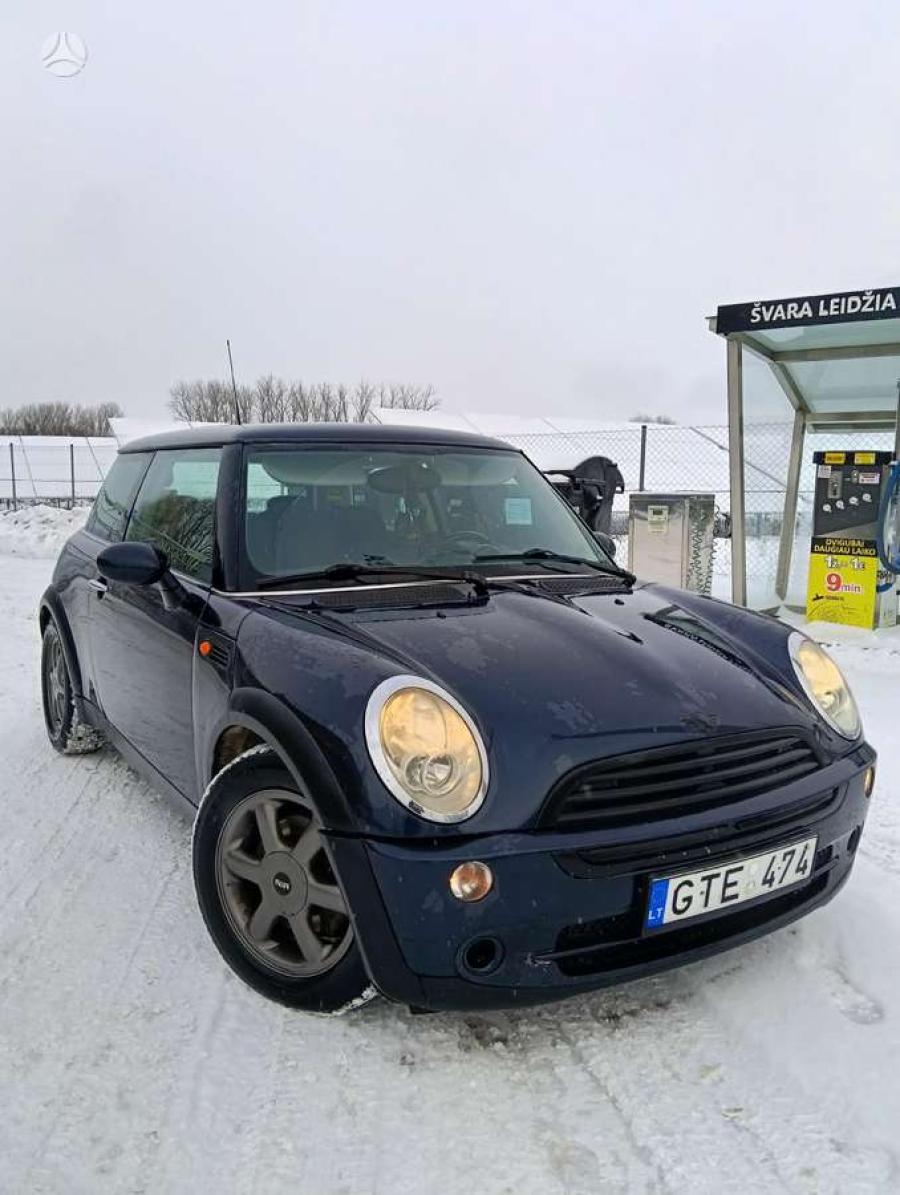 Blue MINI One 2006 in Siauliai, with an engine capacity of 1.60 L and mileage of 156 thousand km for 1600 €, photo 1 on AUTOMOTO.COM.LV