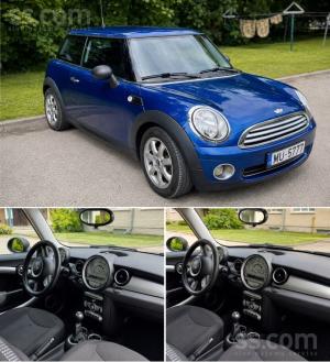 Blue MINI One 2009 in Riga, with an engine capacity of 1.40 L and mileage of 216 thousand km for 2000 €, photo 4 on AUTOMOTO.COM.LV
