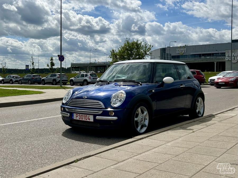 Blue MINI One 2004 in Vilnius, with an engine capacity of 1.60 L and mileage of 229 thousand km for 2500 €, photo 1 on AUTOMOTO.COM.LV