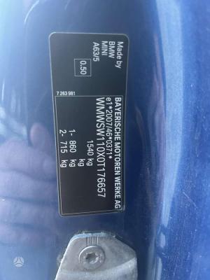 Zils MINI One 2011 Kauņa, ar dzinēja tilpumu 1.60 L un nobraukumu 360 tūkst. km par 4150 €, foto 14 vietnē AUTOMOTO.COM.LV