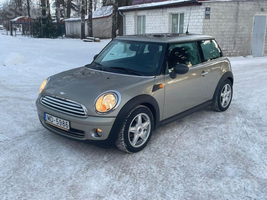 Brown MINI One 2009 in Riga, with an engine capacity of 1.40 L and mileage of 0 thousand km for 2999 €, photo 1 on AUTOMOTO.COM.LV