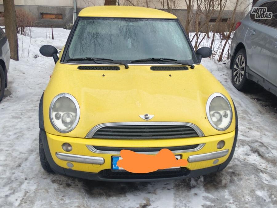 MINI One 2002 in Vilnius, with an engine capacity of 1.60 L and mileage of 249 thousand km for 1200 €, photo 1 on AUTOMOTO.COM.LV