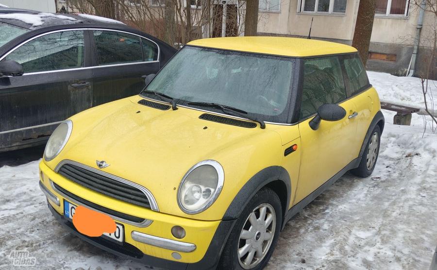 MINI One 2002 in Vilnius, with an engine capacity of 1.60 L and mileage of 249 thousand km for 1200 €, photo 2 on AUTOMOTO.COM.LV