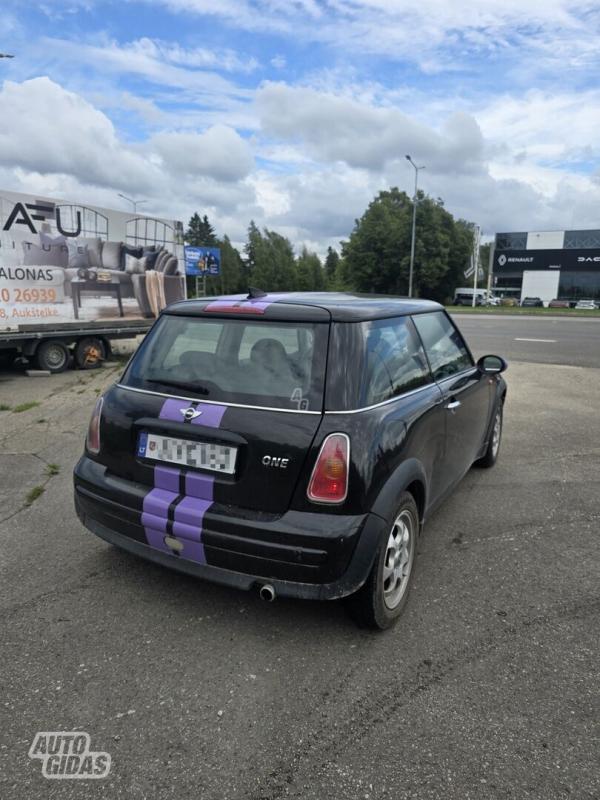 MINI One 2002 in Siauliai, with an engine capacity of 1.60 L and mileage of 200 thousand km for 1260 €, photo 2 on AUTOMOTO.COM.LV