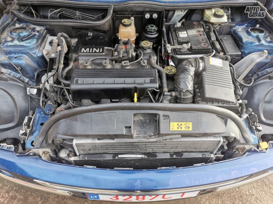 MINI One 2003 in Ignalina, with an engine capacity of 1.60 L and mileage of 30 thousand km for 785 €, photo 21 on AUTOMOTO.COM.LV
