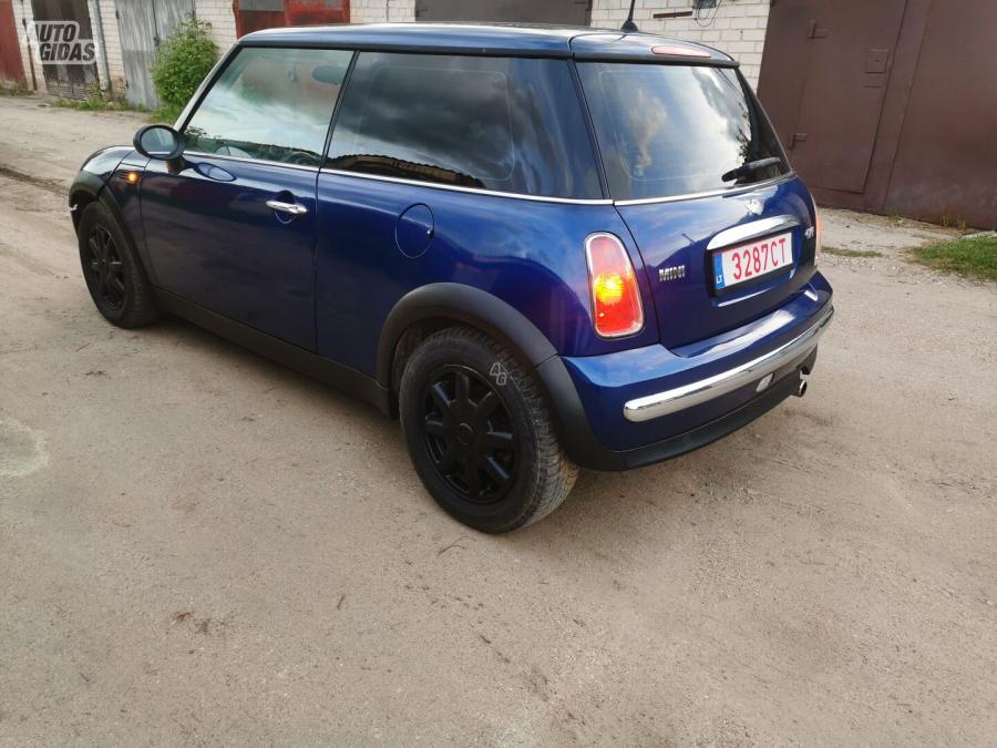 MINI One 2003 in Ignalina, with an engine capacity of 1.60 L and mileage of 30 thousand km for 785 €, photo 10 on AUTOMOTO.COM.LV