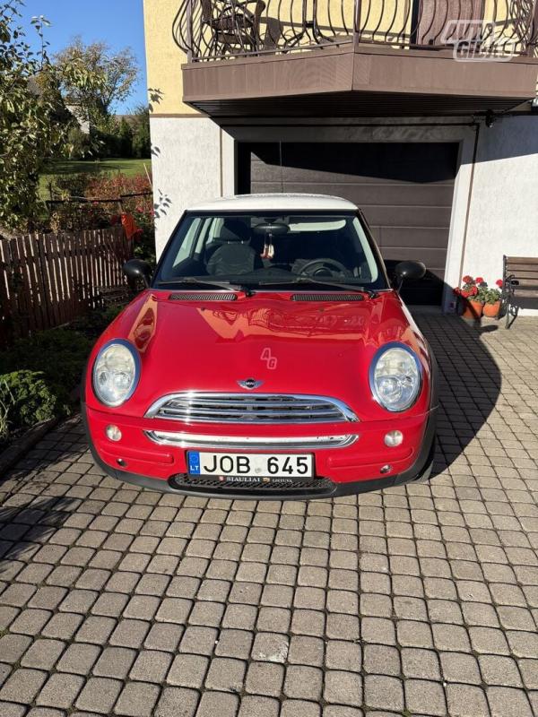 MINI One 2003 in Siauliai, with an engine capacity of 1.60 L and mileage of 213 thousand km for 1050 €, photo 1 on AUTOMOTO.COM.LV