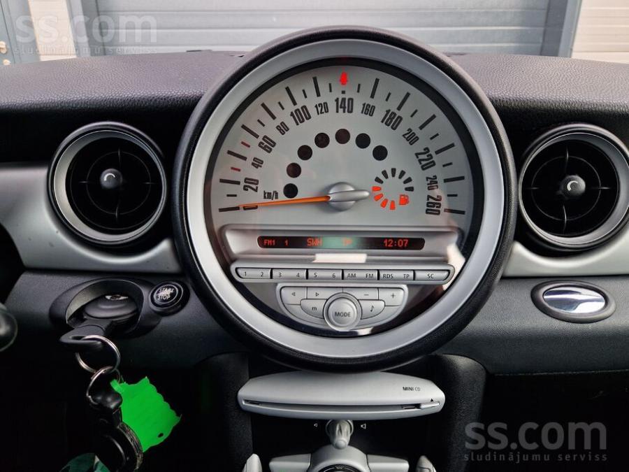 MINI One 2009 in Liepaja, with an engine capacity of 1.40 L and mileage of 231 thousand km for 2990 €, photo 17 on AUTOMOTO.COM.LV