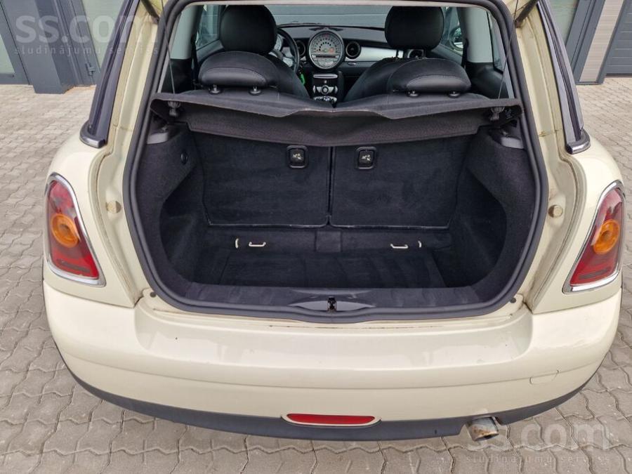 MINI One 2009 in Liepaja, with an engine capacity of 1.40 L and mileage of 231 thousand km for 2990 €, photo 23 on AUTOMOTO.COM.LV