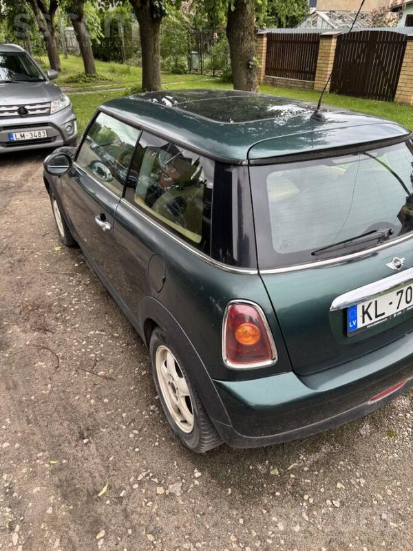 Zaļš MINI One 2007 Rīga, ar dzinēja tilpumu 1.60 L un nobraukumu 285 tūkst. km par 500 €, foto 4 vietnē AUTOMOTO.COM.LV
