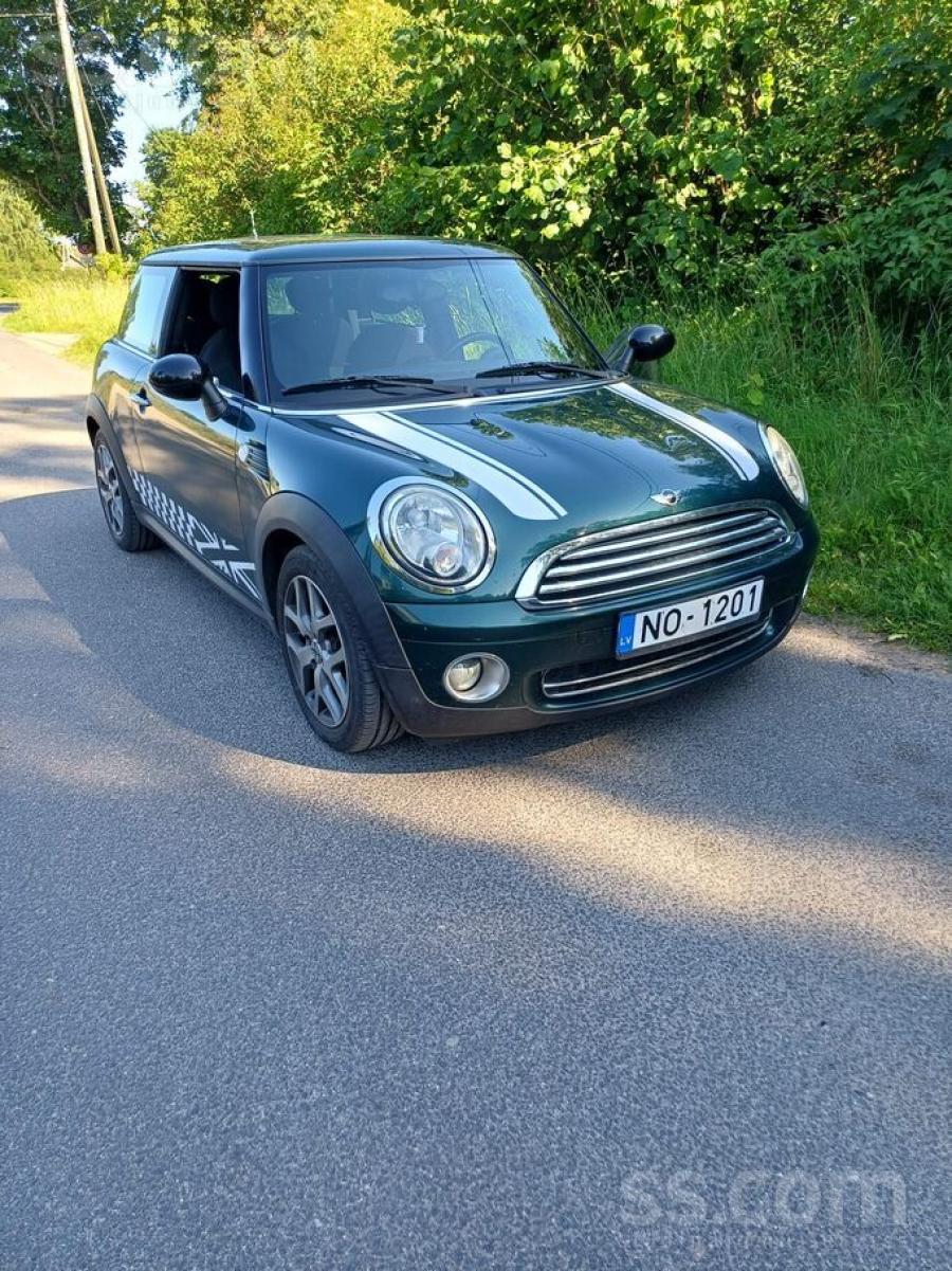 Green MINI One 2007 in Riga, with an engine capacity of 1.40 L and mileage of 130 thousand km for 3200 €, photo 3 on AUTOMOTO.COM.LV