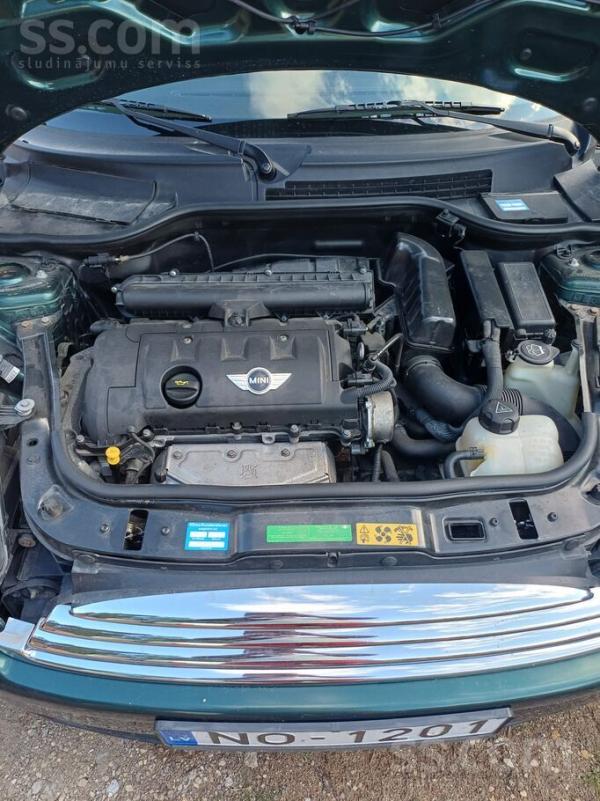 Green MINI One 2007 in Riga, with an engine capacity of 1.40 L and mileage of 130 thousand km for 3200 €, photo 9 on AUTOMOTO.COM.LV
