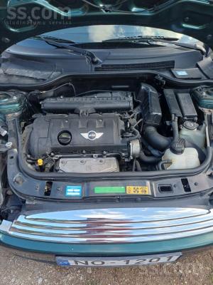 Green MINI One 2007 in Riga, with an engine capacity of 1.40 L and mileage of 130 thousand km for 3200 €, photo 9 on AUTOMOTO.COM.LV