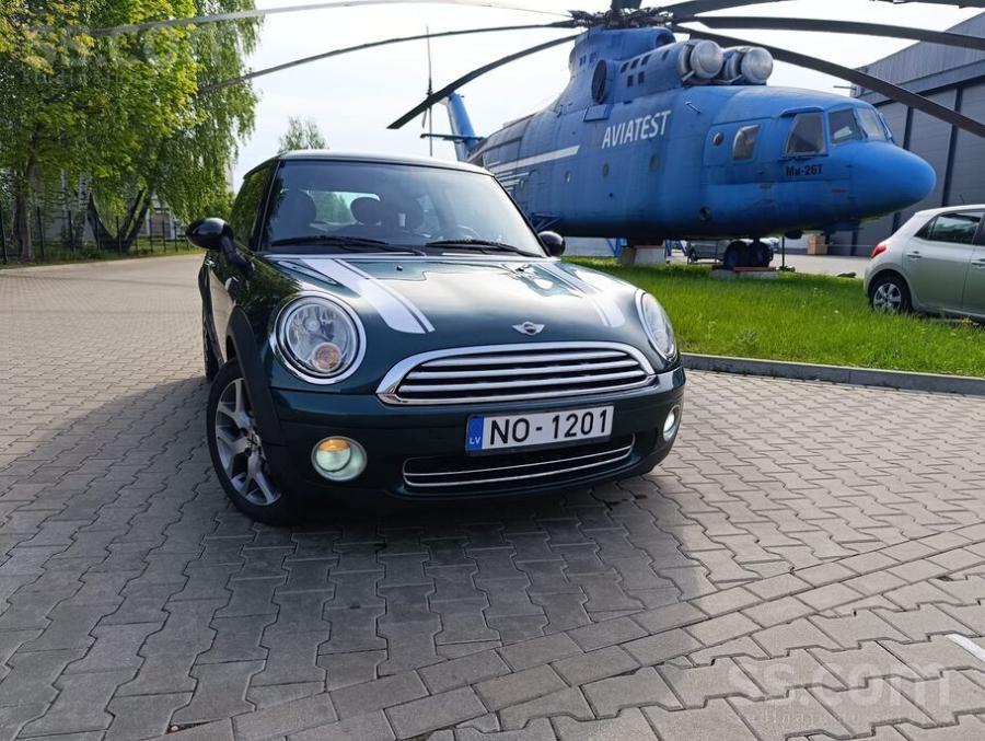 Green MINI One 2007 in Riga, with an engine capacity of 1.40 L and mileage of 130 thousand km for 3200 €, photo 12 on AUTOMOTO.COM.LV