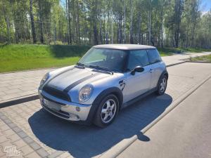 Pelēks MINI One 2006 Viļņa, ar dzinēja tilpumu 1.40 L un nobraukumu 271 tūkst. km par 1250 €, foto  vietnē AUTOMOTO.COM.LV