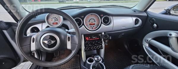 MINI One 2002 Rīga, ar dzinēja tilpumu 1.60 L un nobraukumu 267 tūkst. km par 1950 €, foto 5 vietnē AUTOMOTO.COM.LV