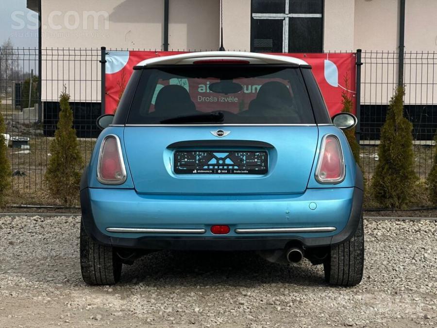 MINI One 2005 Jelgava, ar dzinēja tilpumu 1.60 L un nobraukumu 0 tūkst. km par 2490 €, foto 6 vietnē AUTOMOTO.COM.LV