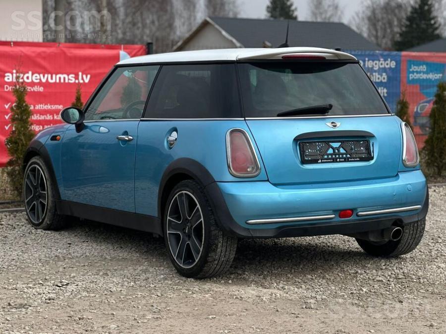 MINI One 2005 Jelgava, ar dzinēja tilpumu 1.60 L un nobraukumu 0 tūkst. km par 2490 €, foto 7 vietnē AUTOMOTO.COM.LV
