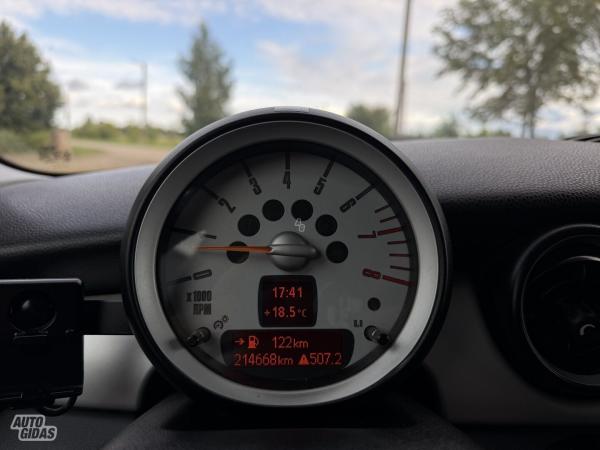 MINI One 2009 Kelmė, ar dzinēja tilpumu 1.40 L un nobraukumu 210 tūkst. km par 2500 €, foto 9 vietnē AUTOMOTO.COM.LV