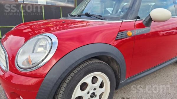 MINI One 2010 in Riga, with an engine capacity of 1.60 L and mileage of 175 thousand km for 3490 €, photo 6 on AUTOMOTO.COM.LV