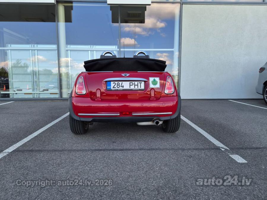 Sarkans MINI One 2008 Tallina, ar dzinēja tilpumu 1.60 L un nobraukumu 152 tūkst. km par 5400 €, foto 5 vietnē AUTOMOTO.COM.LV