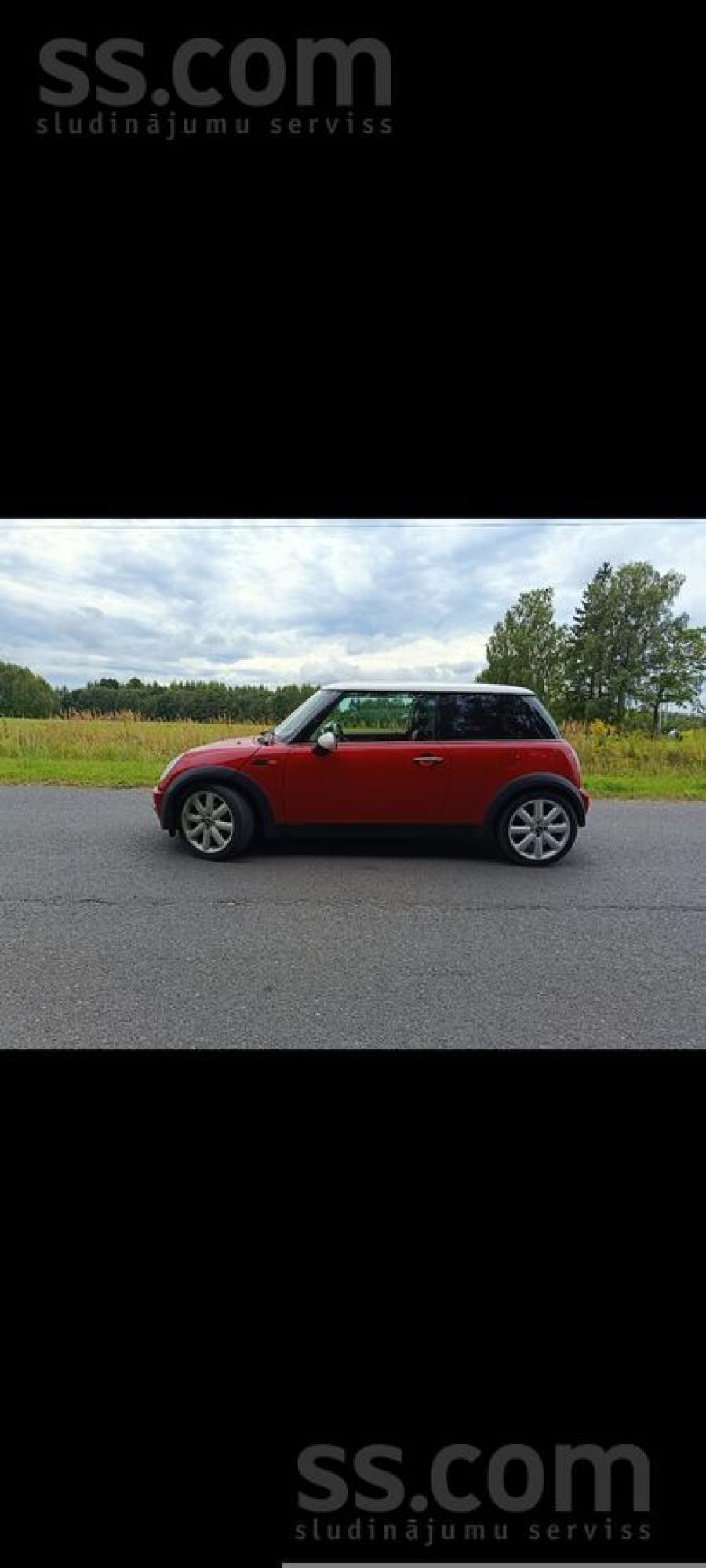 Sarkans MINI One 2002 Aizkraukle, ar dzinēja tilpumu 1.60 L un nobraukumu 210 tūkst. km par 1800 €, foto 3 vietnē AUTOMOTO.COM.LV