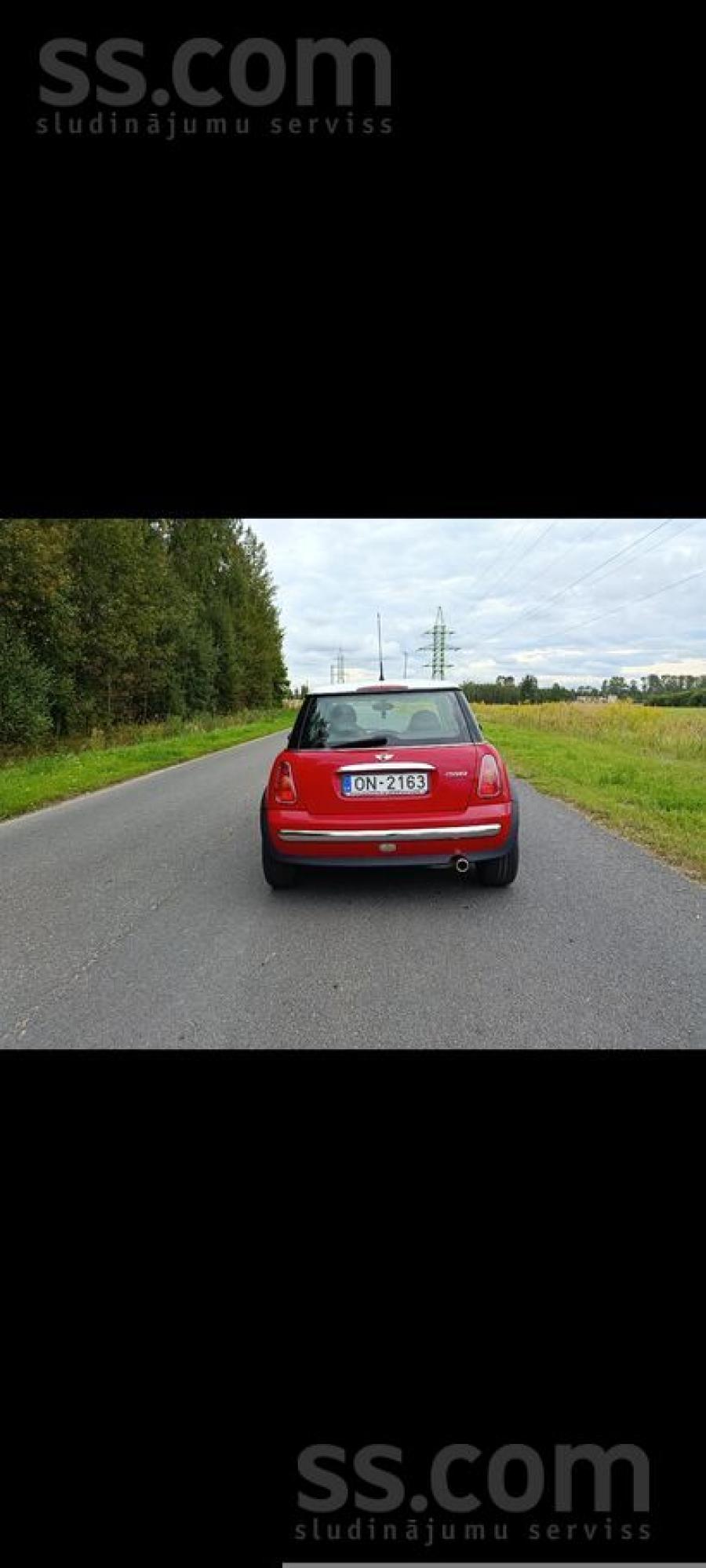 Sarkans MINI One 2002 Aizkraukle, ar dzinēja tilpumu 1.60 L un nobraukumu 210 tūkst. km par 1800 €, foto 6 vietnē AUTOMOTO.COM.LV
