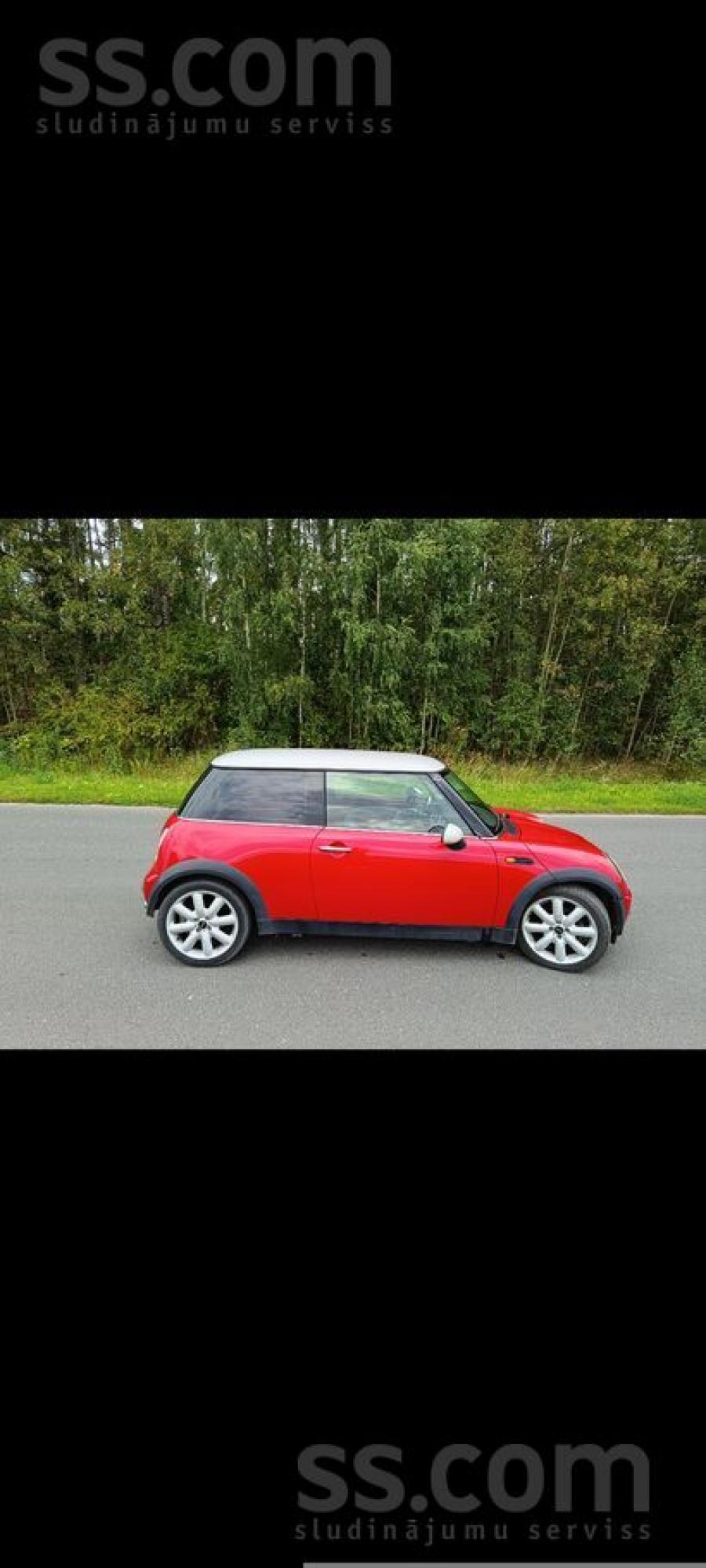 Sarkans MINI One 2002 Aizkraukle, ar dzinēja tilpumu 1.60 L un nobraukumu 210 tūkst. km par 1800 €, foto 7 vietnē AUTOMOTO.COM.LV